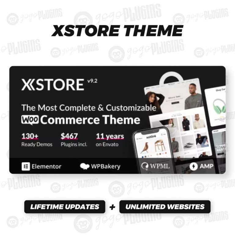 XStore Theme - Download latest version with Lifetime updates