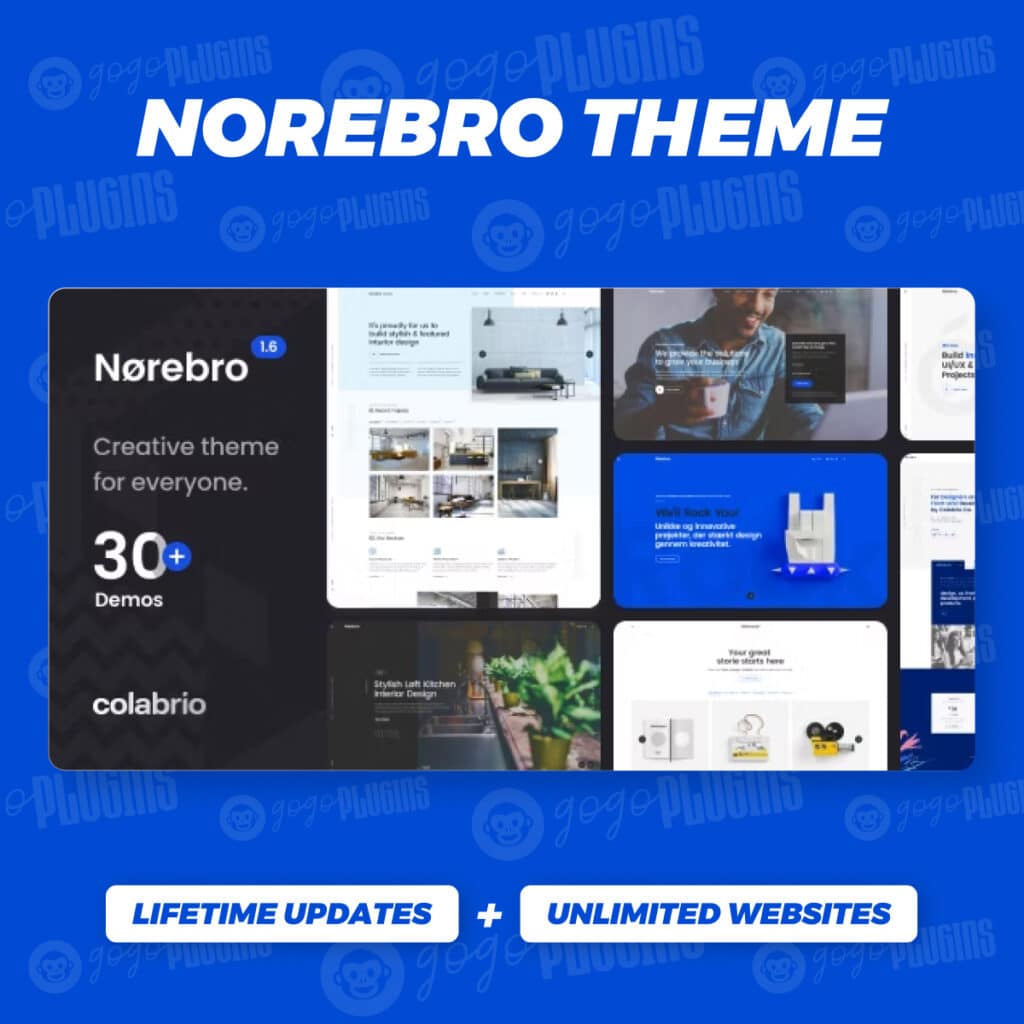 Norebro Theme - Download latest version with Lifetime updates
