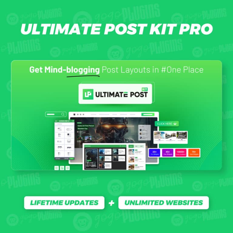 Ultimate Post Kit Pro - Download latest version with Lifetime updates